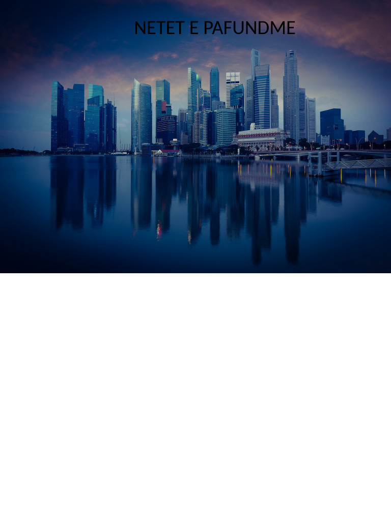 Netet e Pafundme Tbc | PDF