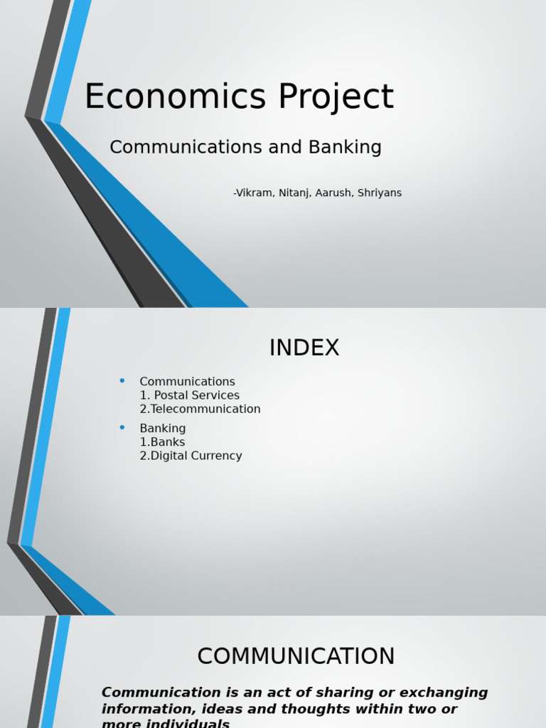 Economics Project | PDF