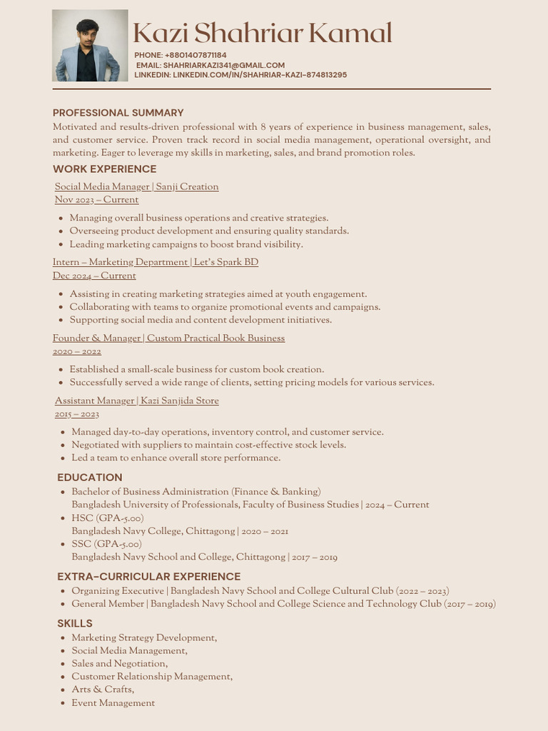 Kazi Shahriar Kamal - 20250114 - 232611 - 0000 | PDF