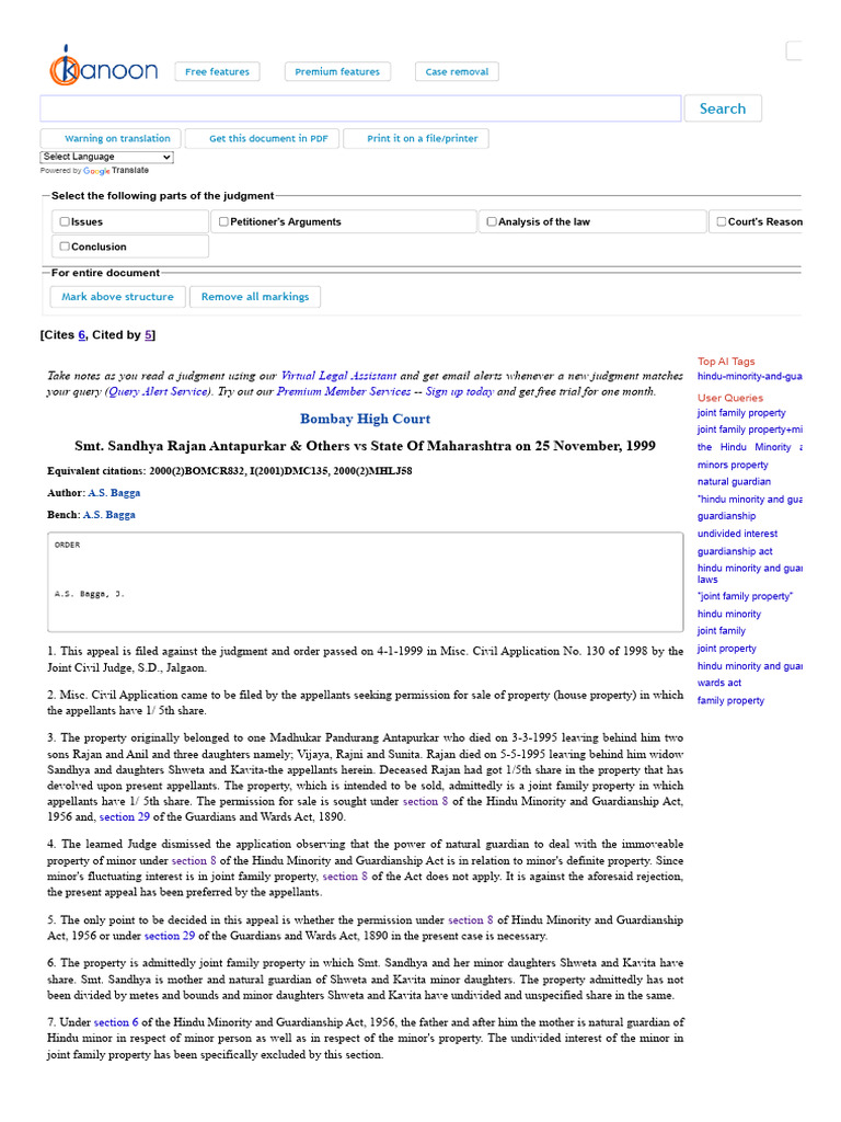 Smt. Sandhya Rajan Antapurkar & Others Vs State of Maharashtra On 25 ...