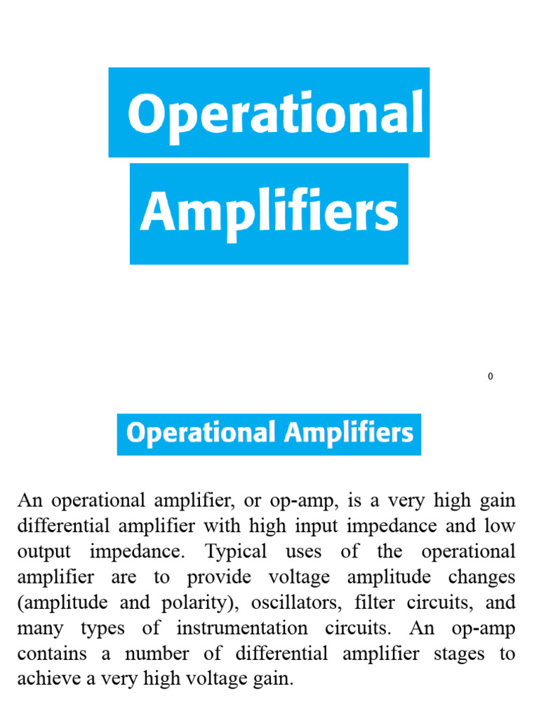Op-Amp Applications in Ship Electronics | PDF | Telecommunications ...