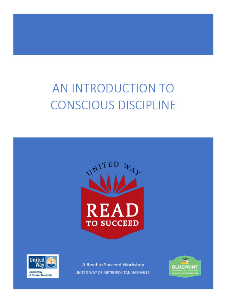 RTS Intro To Conscious Discipline Packet | PDF | Emotional Self Regulation | Stress (Biology)