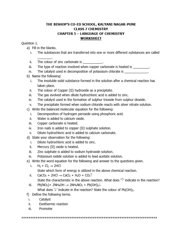 10102024111636Class 7 Chemistry Chapter 5 Worksheet | PDF