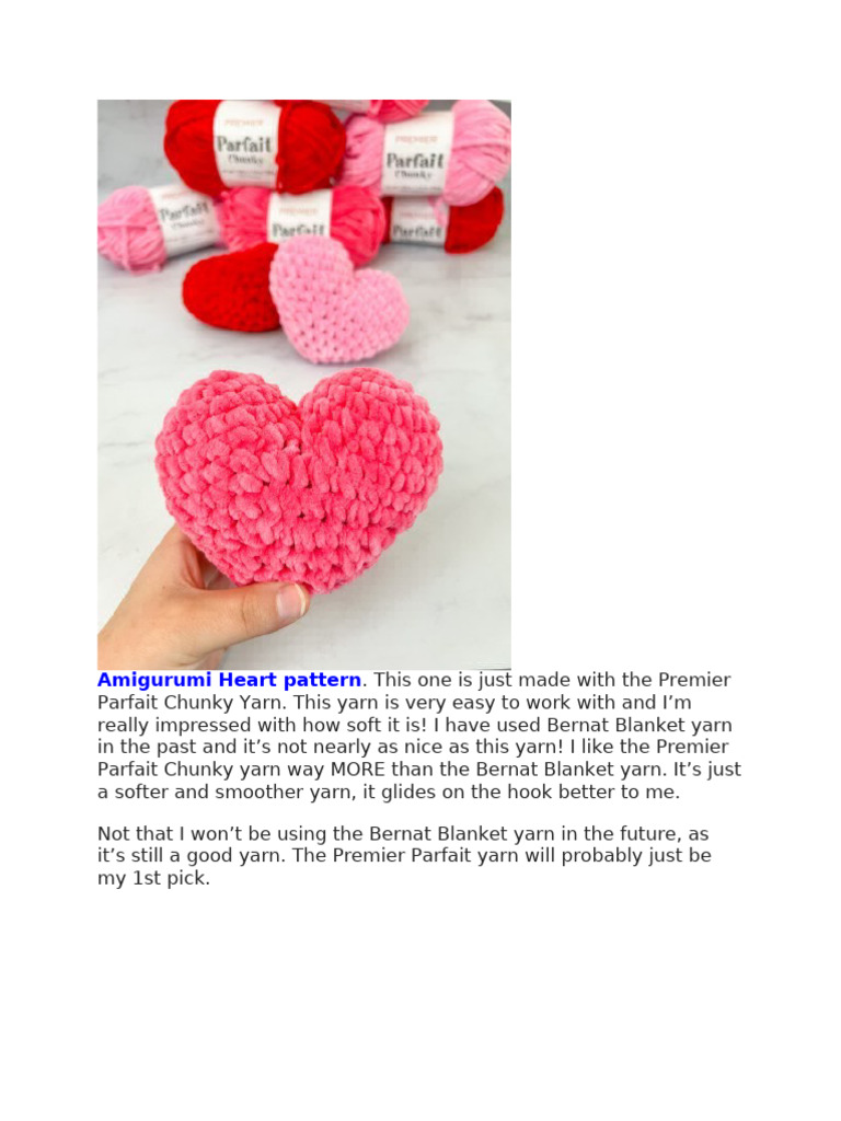 Amigurumi Heart Pattern | PDF