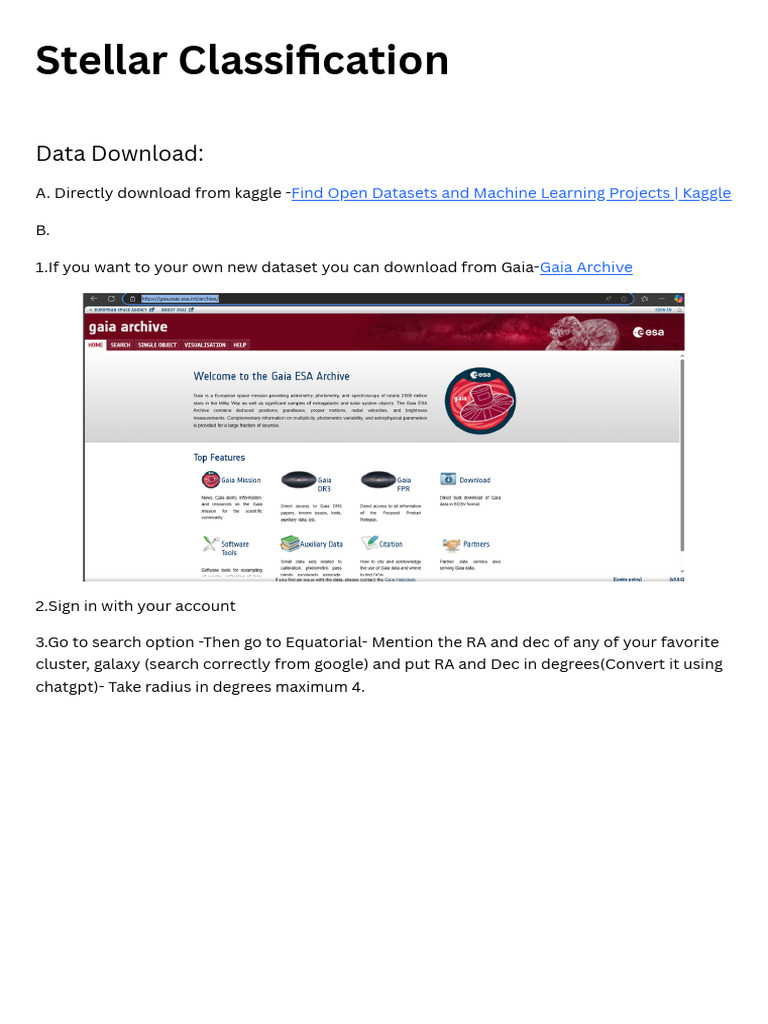 Stellar Classification (1) | PDF
