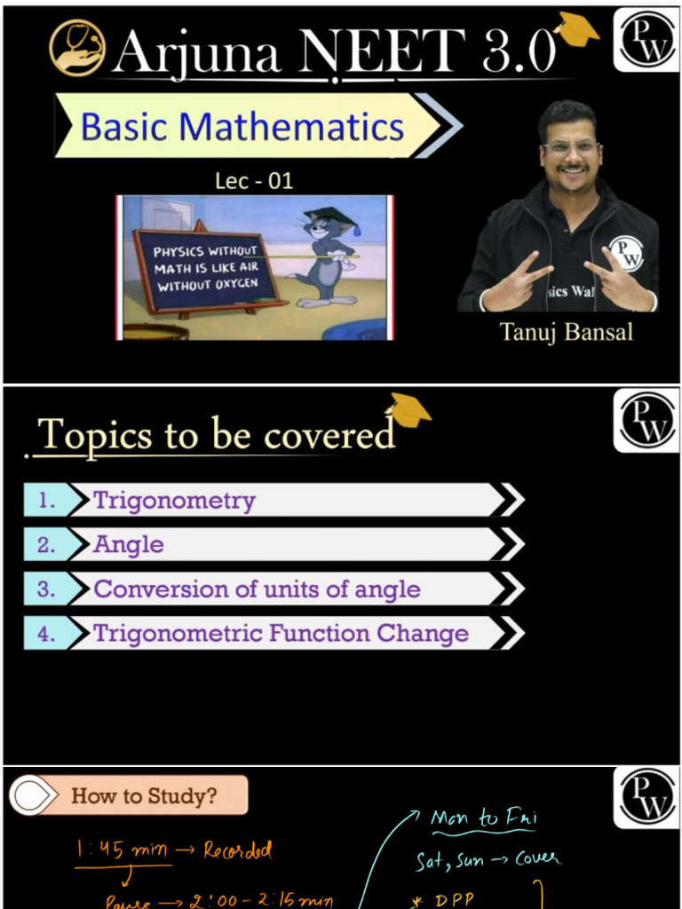 Basic Mathematics Lec 01 | PDF