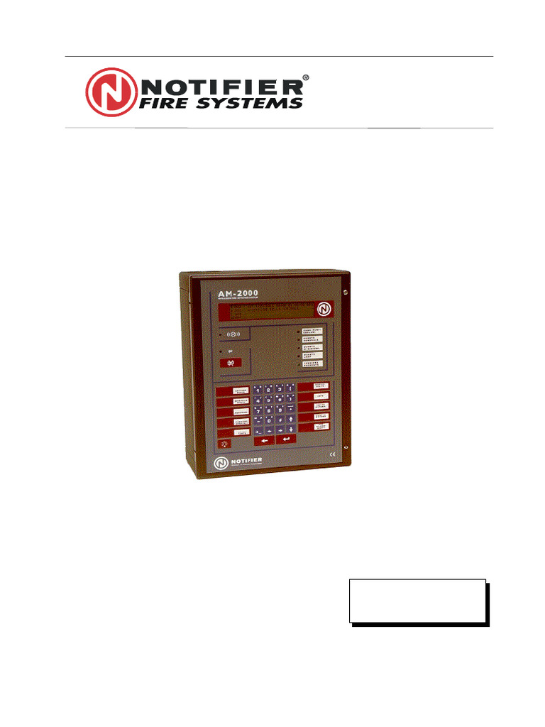 Manual de Instalación AM-2000 Notifier | PDF | Relé | Cambiar