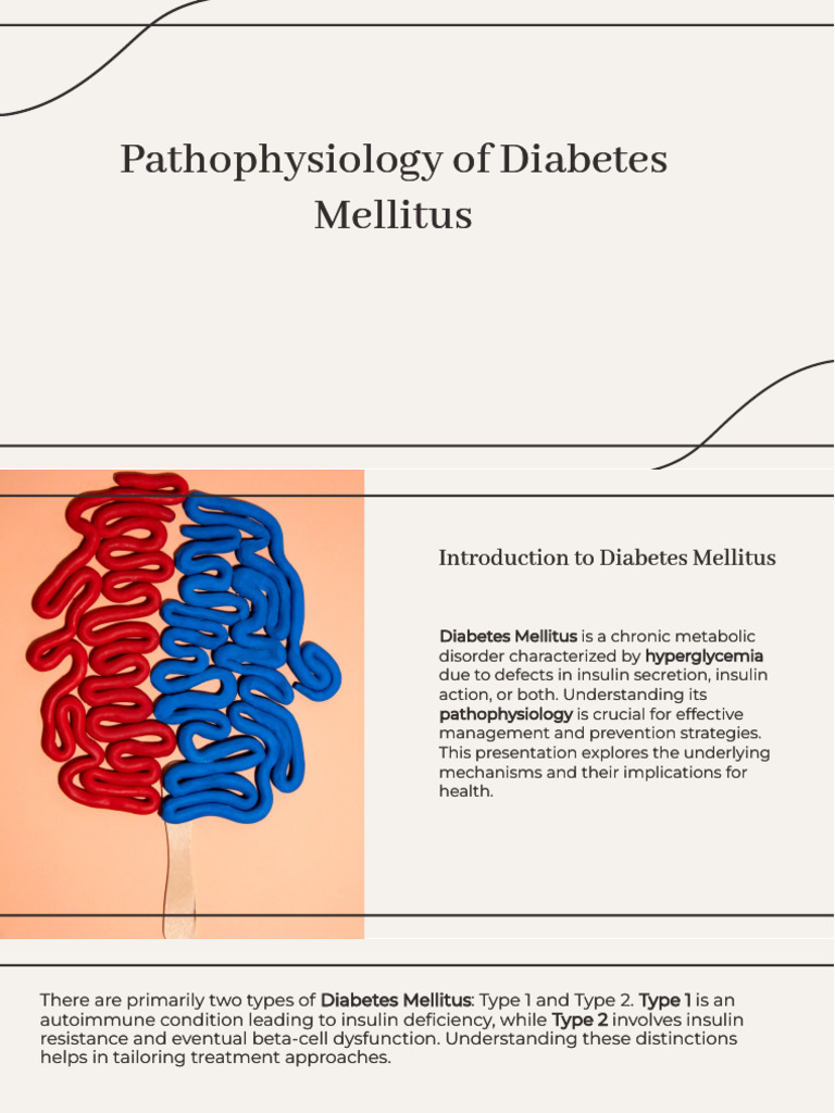 Pathophysiology of Diabetes Mellitus | PDF | Diabetes | Hyperglycemia