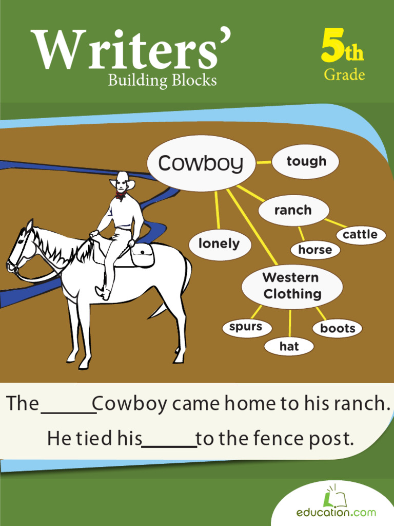 19. 5th - Writers Building Blocks Workbook | PDF | Adjective | Plot ...