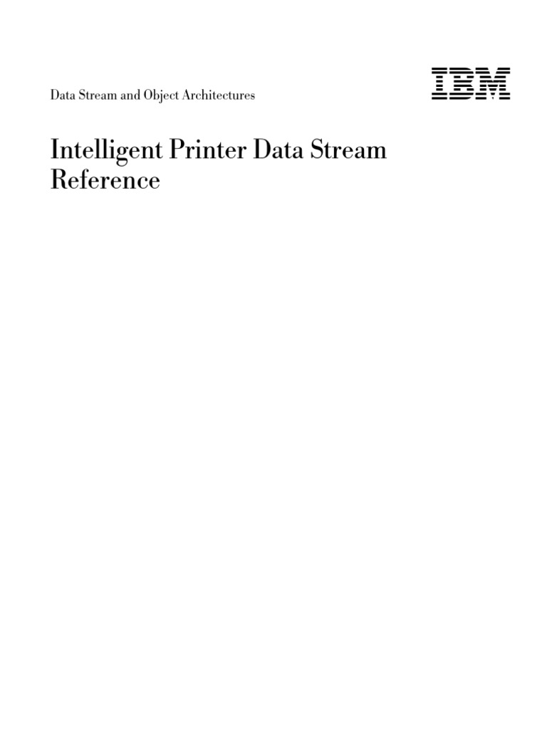 Intelligent Printer Data Stream Reference | PDF | Computer Science ...