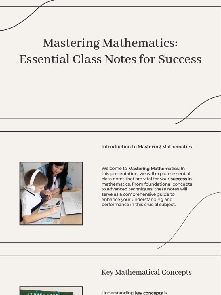 Mastering Mathematics | PDF