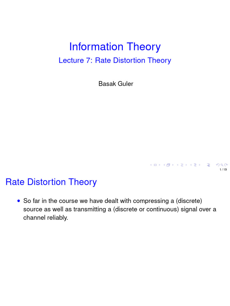 Lecture7 | PDF | Data Compression | Applied Mathematics