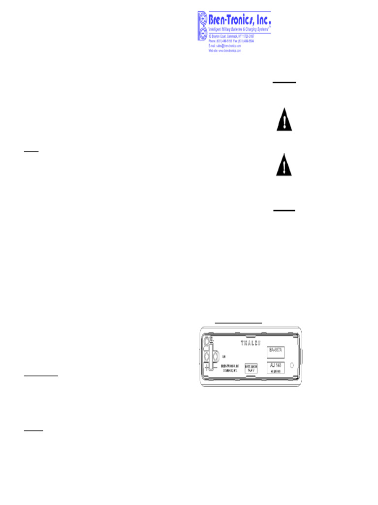 USE GUIDE Ali 143 850045 Rev C | PDF | Lithium Ion Battery | Galvanic Cells