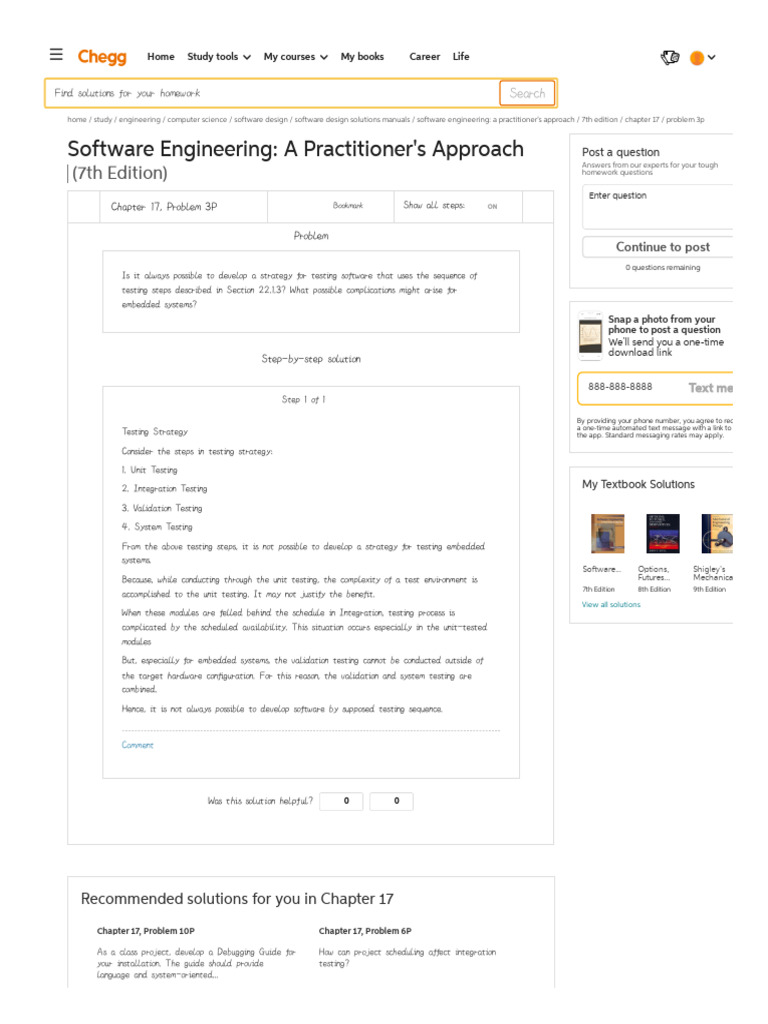 Solved is It Always Possible to Develop a Strategy for Testing... Chegg ... Solved is It Always Possible to Develop a Strategy for Testing... Chegg ...