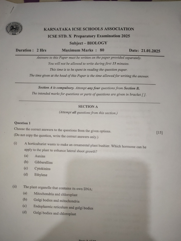 Kisa 2025 Biology | PDF