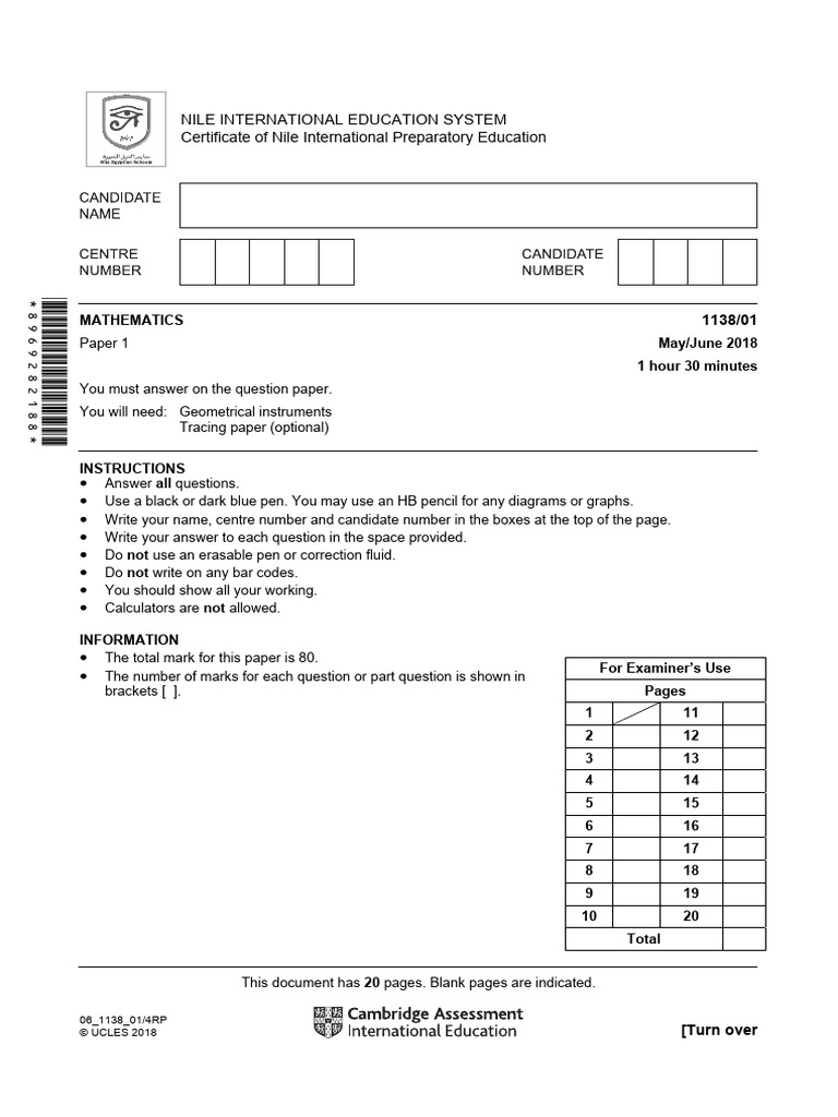 06 1138 01 4RP Afp | PDF | Numbers | Euclidean Geometry