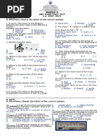 MAPEH 6 - Q2 Periodical Test | PDF | Interval (Music) | Color