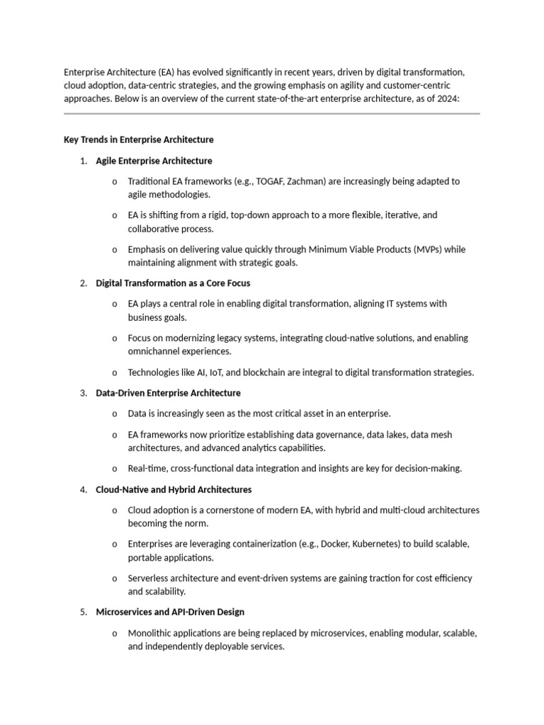 Enterprise Architecture Pdf Enterprise Architecture Cloud Computing