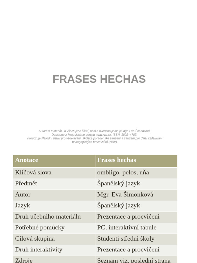 Frases Hechas | PDF