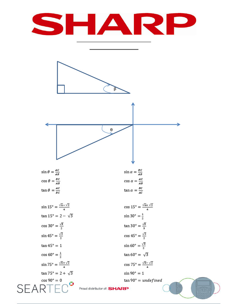 Grade 10 Trigonometry Worksheet | PDF | Geometric Measurement ...