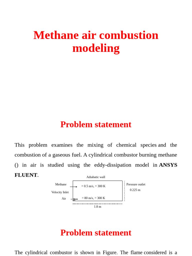 Methane Air Combustion Modeling | PDF | Combustion | Reaction Rate