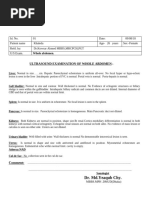 Breast Ultrasound Report Template | PDF