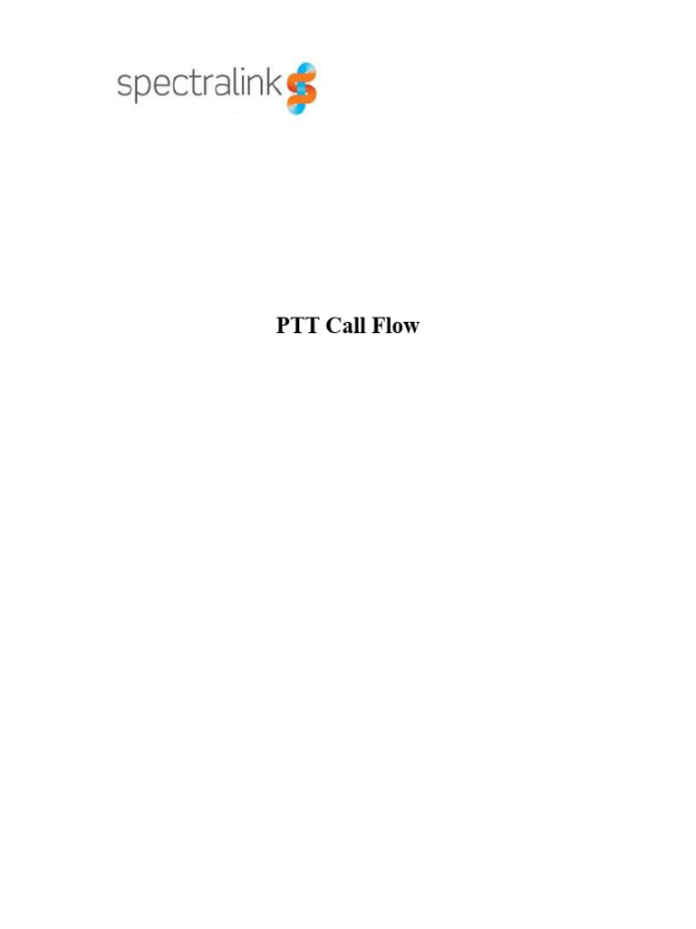 PTT Call Flow & Mechanics | PDF | Multicast | Computer Network