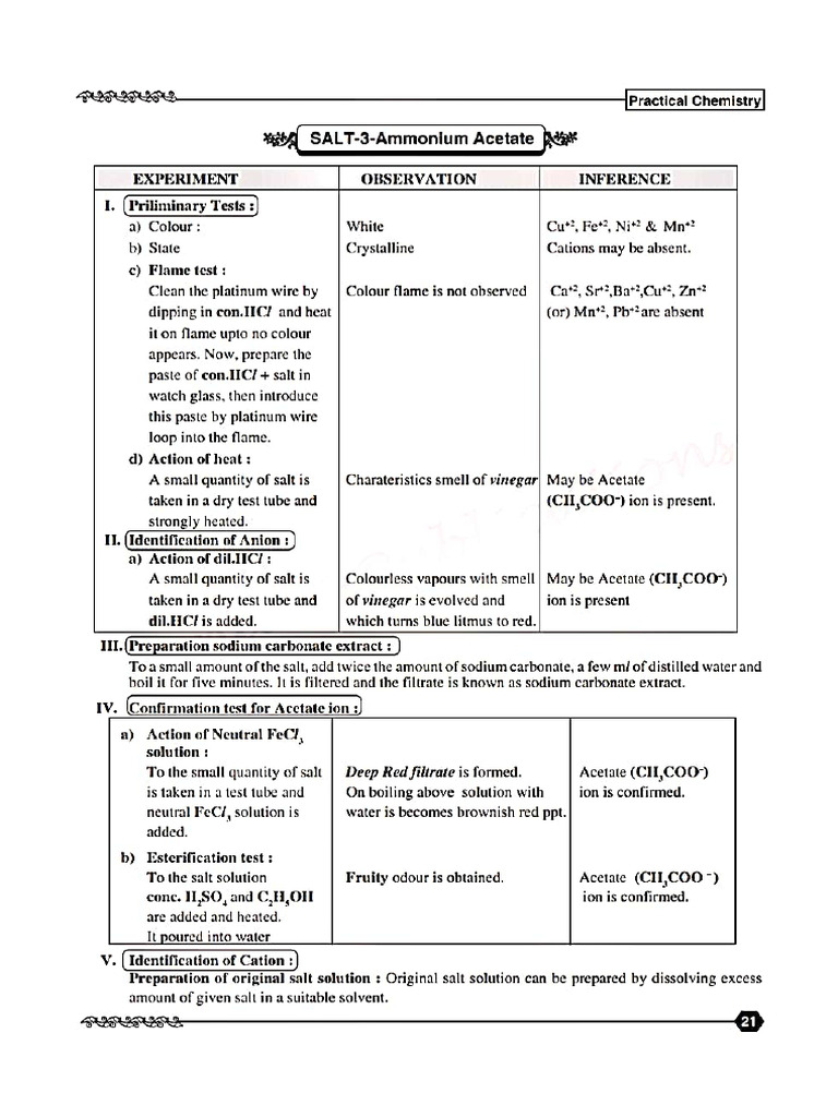 Experiment 11 (Class 12) | PDF