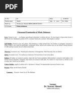 Breast Ultrasound Report Template | PDF