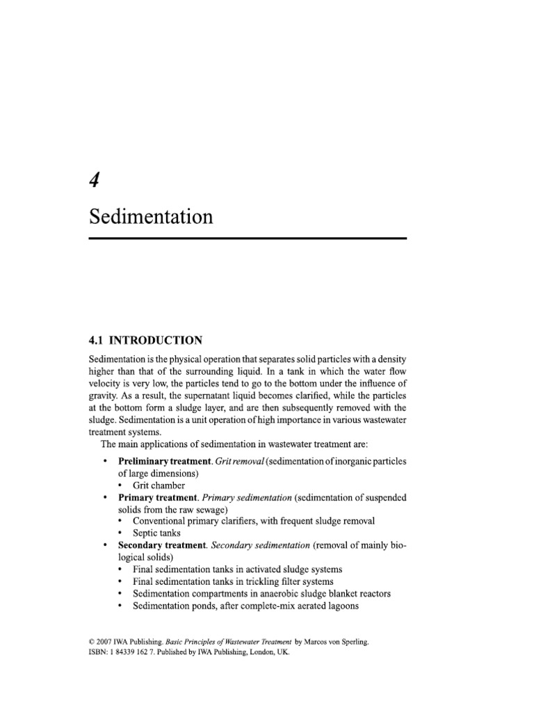 Sedimentation | PDF