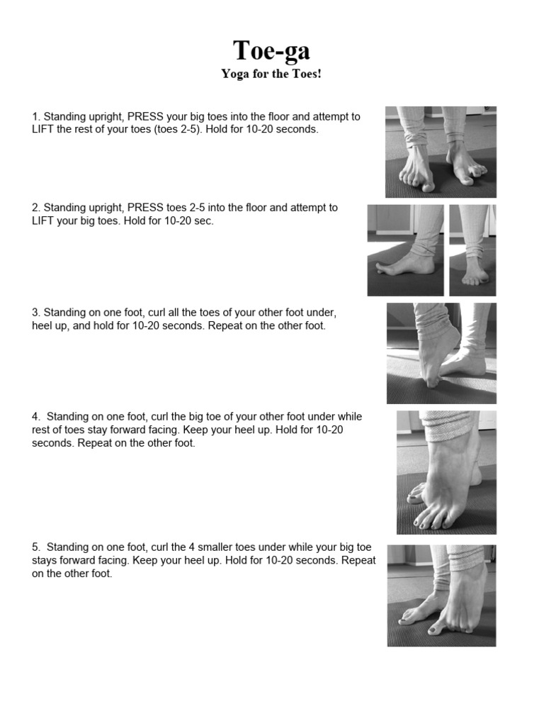 Toe Yoga: Strengthening Foot Exercises | PDF | Foot | Limbs (Anatomy)