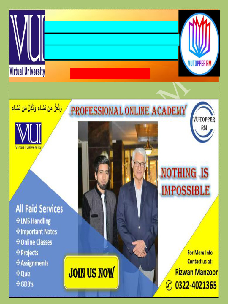 Cs411 Quiz 2 By Vu Topper Rm Pdf C Sharp Programming Language Method Computer Programming