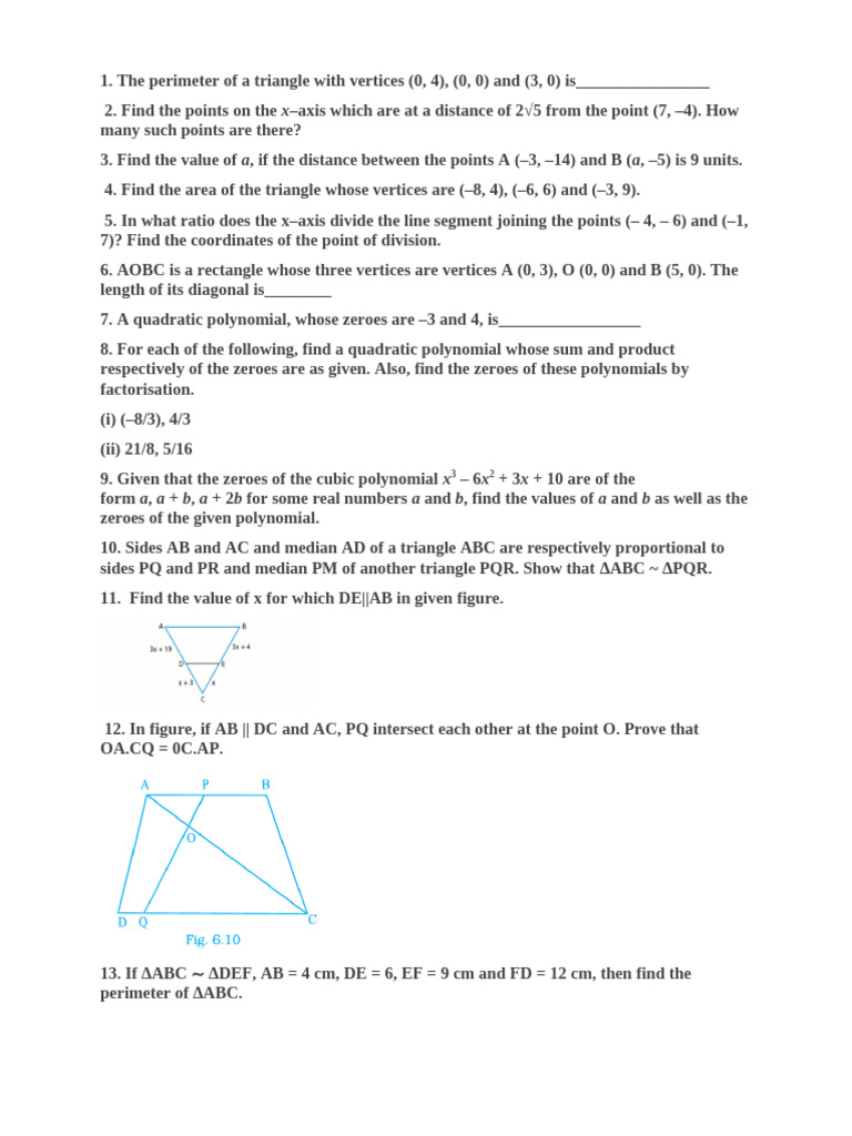 Test Poly, Quadratic, Triangle | PDF