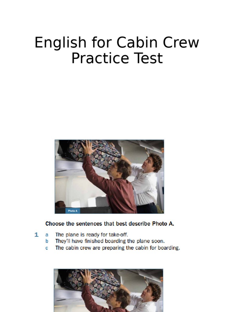 English for Cabin Crew | PDF