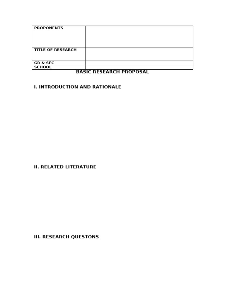 Research Proposal | PDF