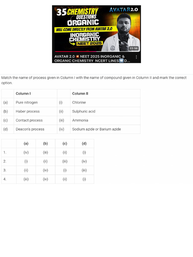 P BLOCK (Group 15-18) Questions Practice (All Ncert + PYQ) | PDF