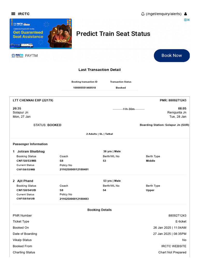 IRCTC Next Generation Eticketing System | PDF | Payments | E Commerce