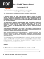 TSG Objectives Sheet 2021 | PDF | Conversation | Concept