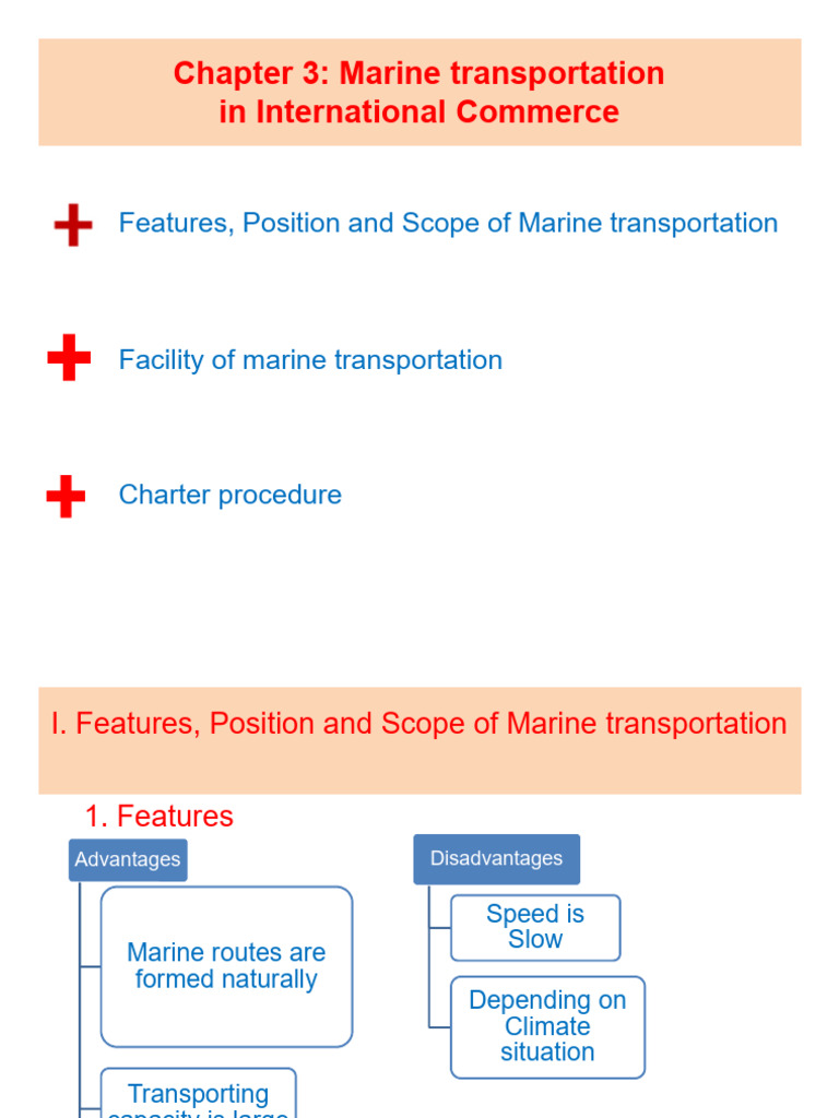 Marine Transportation in Global Trade | PDF | Bill Of Lading | Cargo