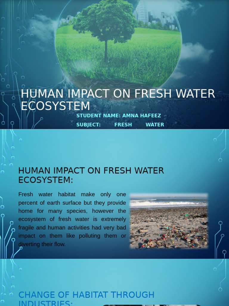 Human Impact on Freshwater Ecosystems | PDF