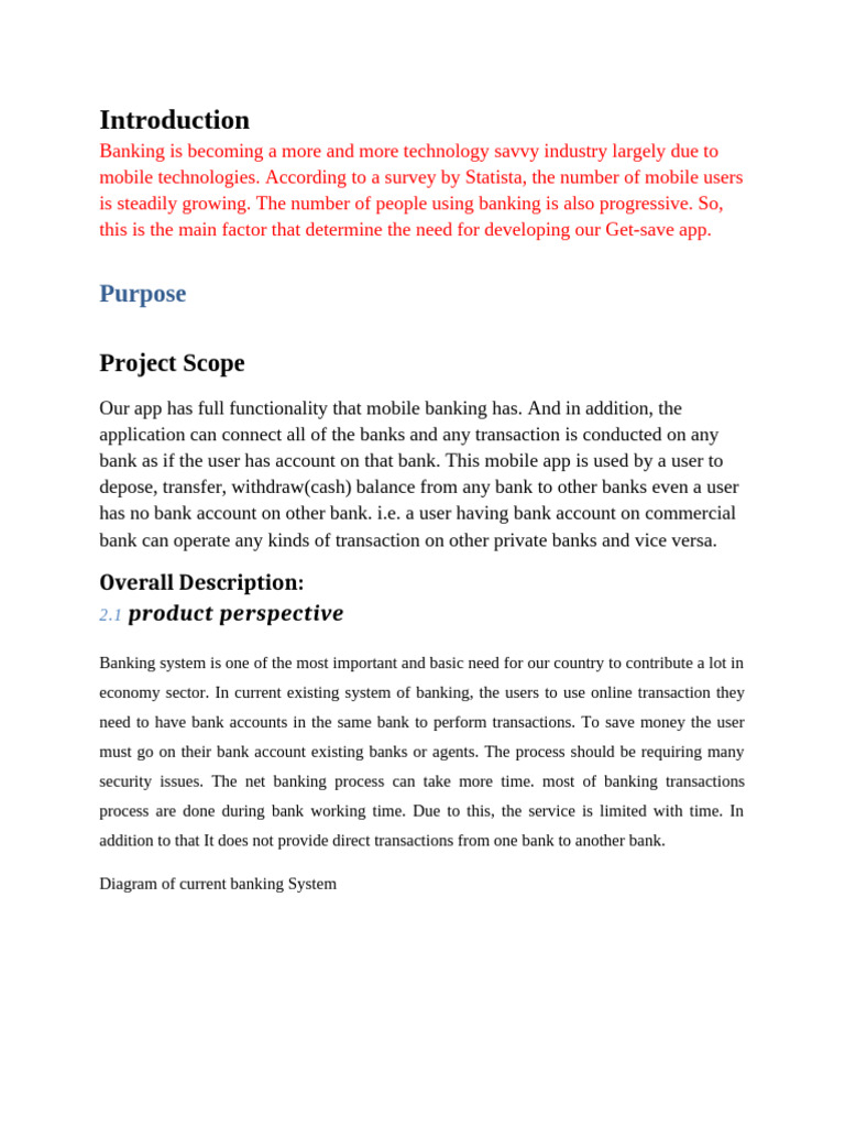 Multi-Banking App for Seamless Transactions | PDF | Use Case | System