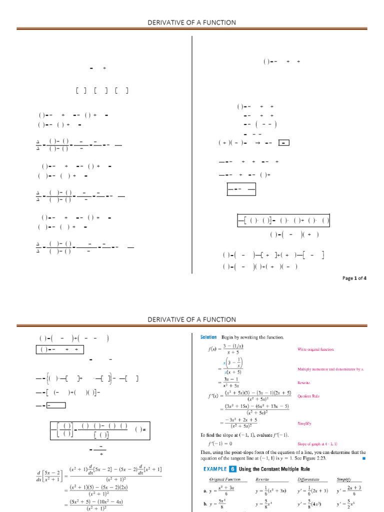 Calculus for Students | PDF | Derivative | Trigonometric Functions