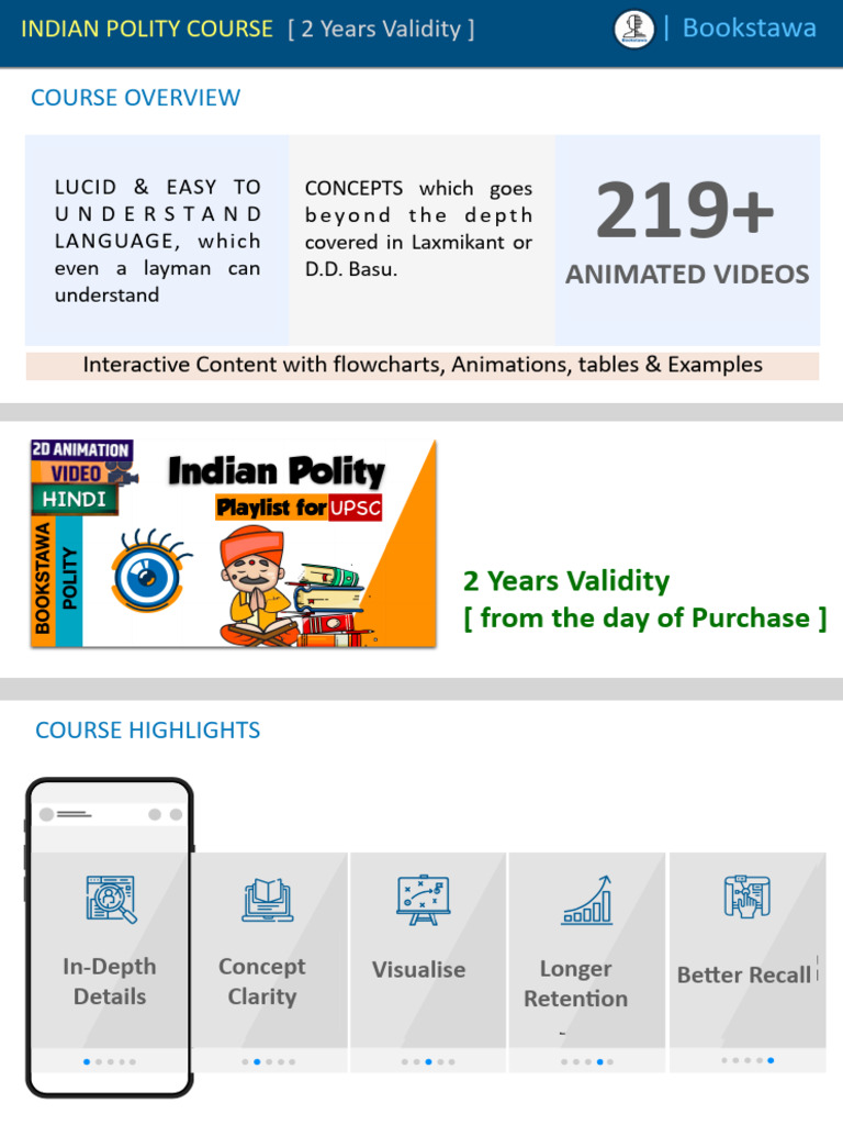 Indian Polity Course - Bookstawa | PDF