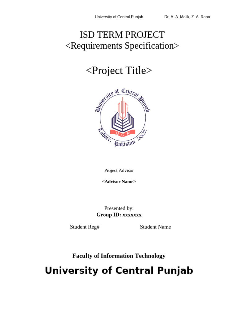 F24 ISD SRS TEMPLATE Complete Ph1 & Ph2 | PDF | Project Management ...