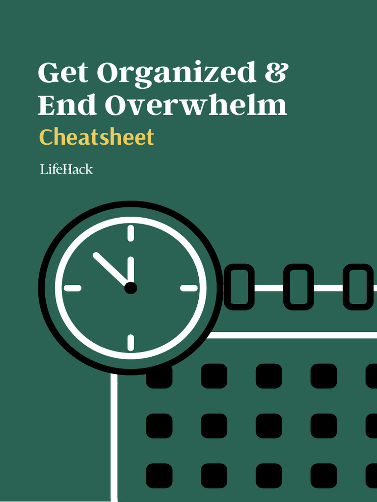 Cheatsheet-to-end-overwhelm | PDF | Cognition | Human Communication