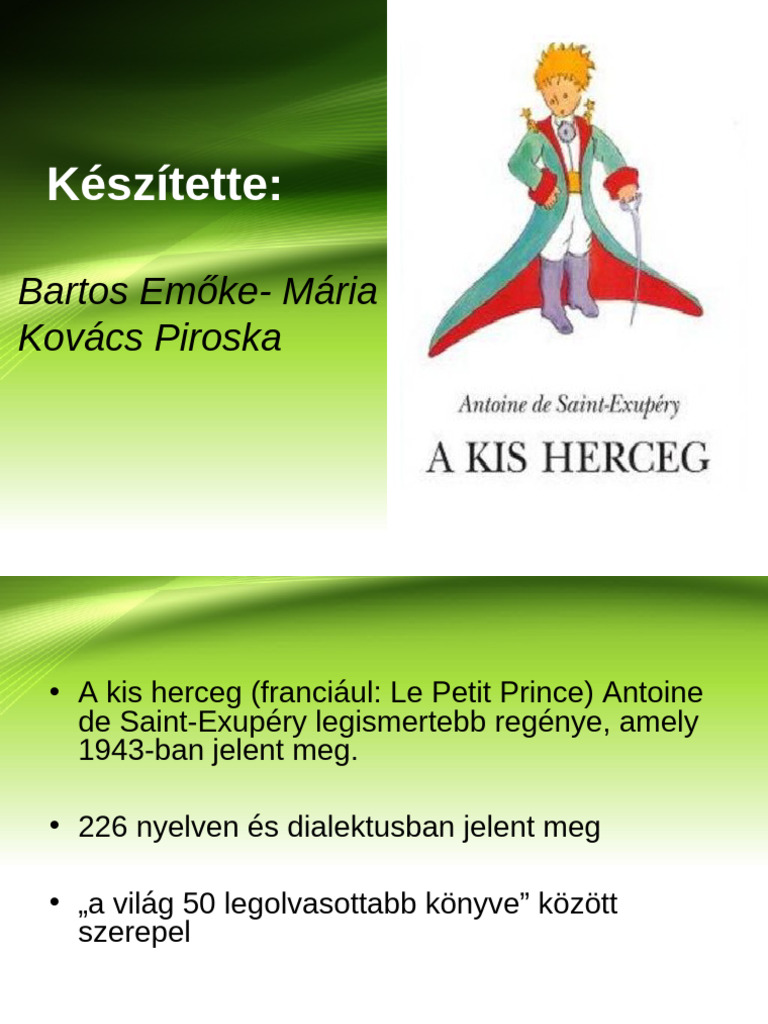 A Kis Herceg | PDF