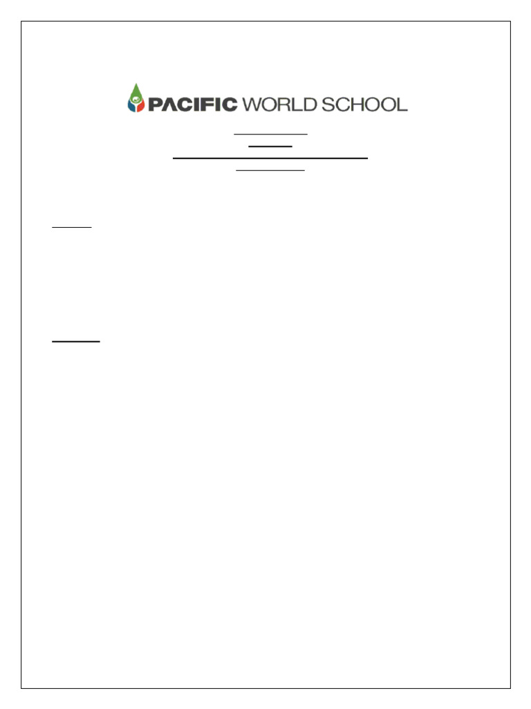 CH 6 Assignment 1 | PDF