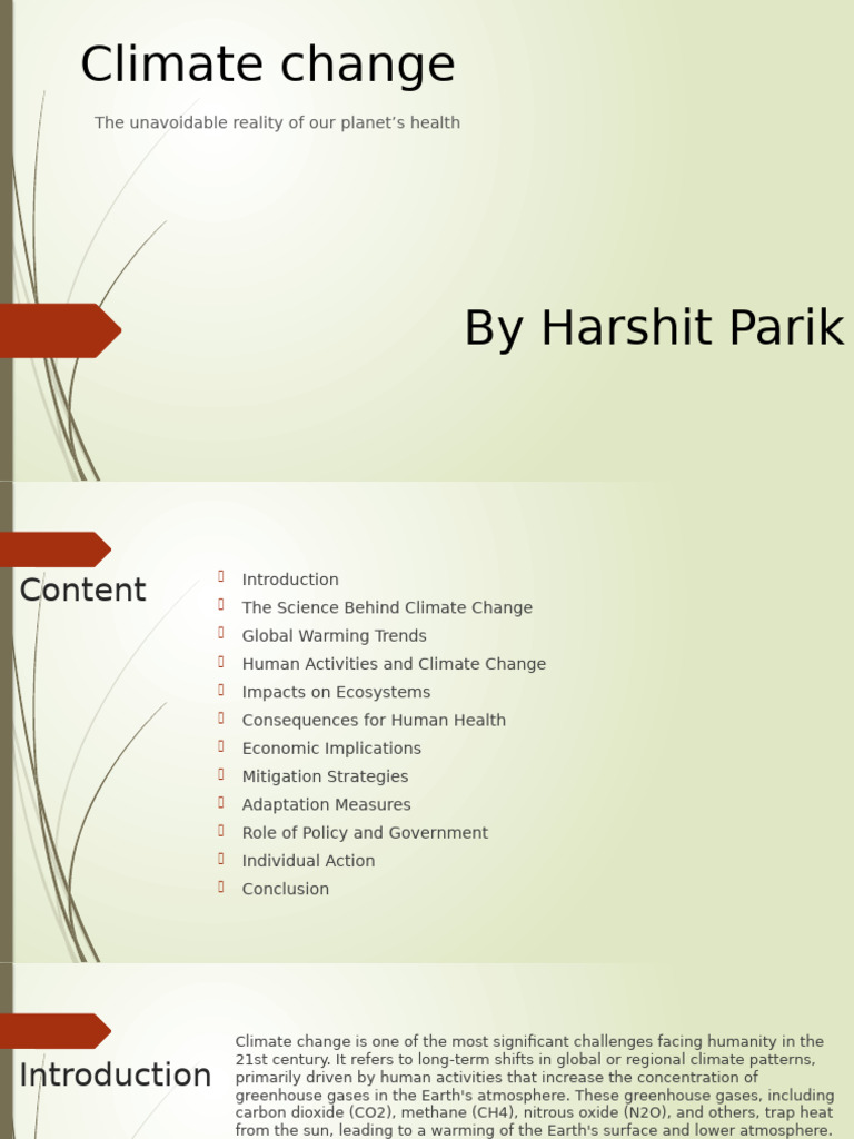 Understanding Climate Change Impacts | PDF