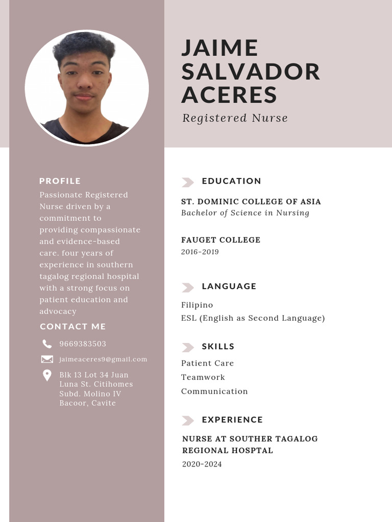White Simple Student CV Resume | PDF