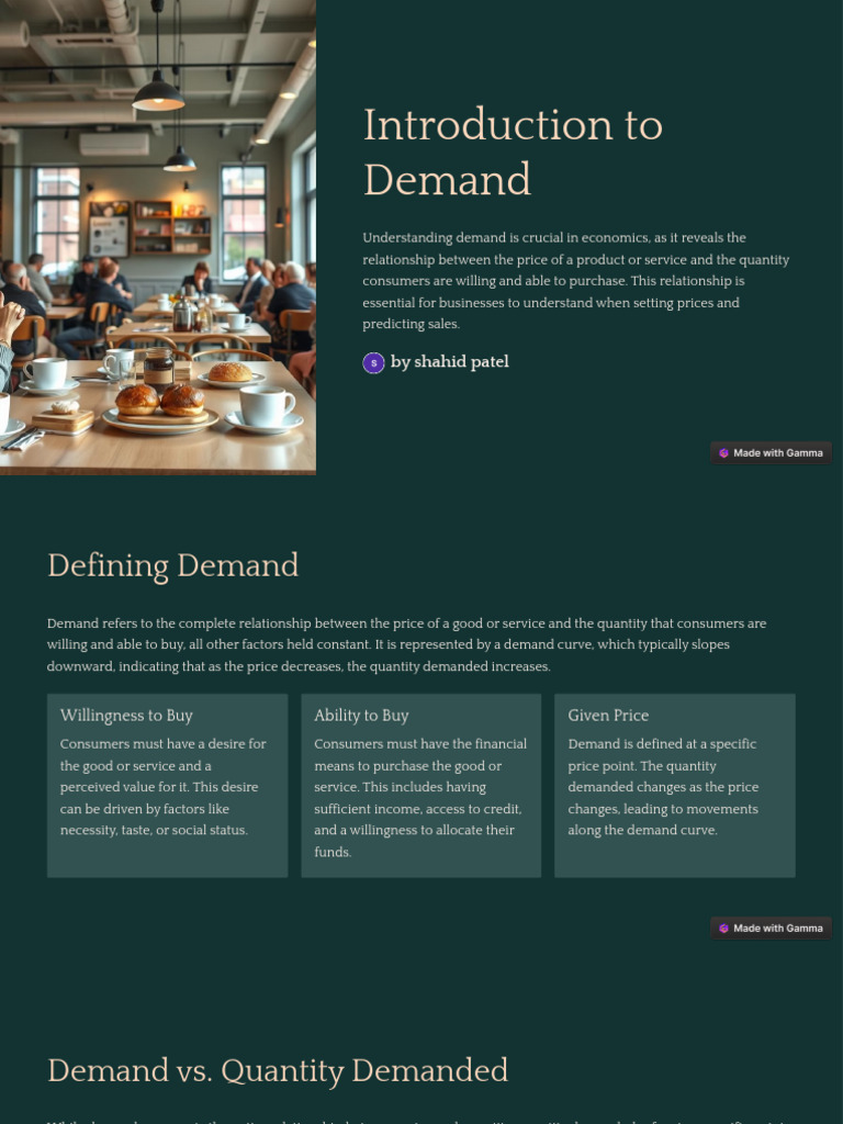Introduction-to-Demand | PDF